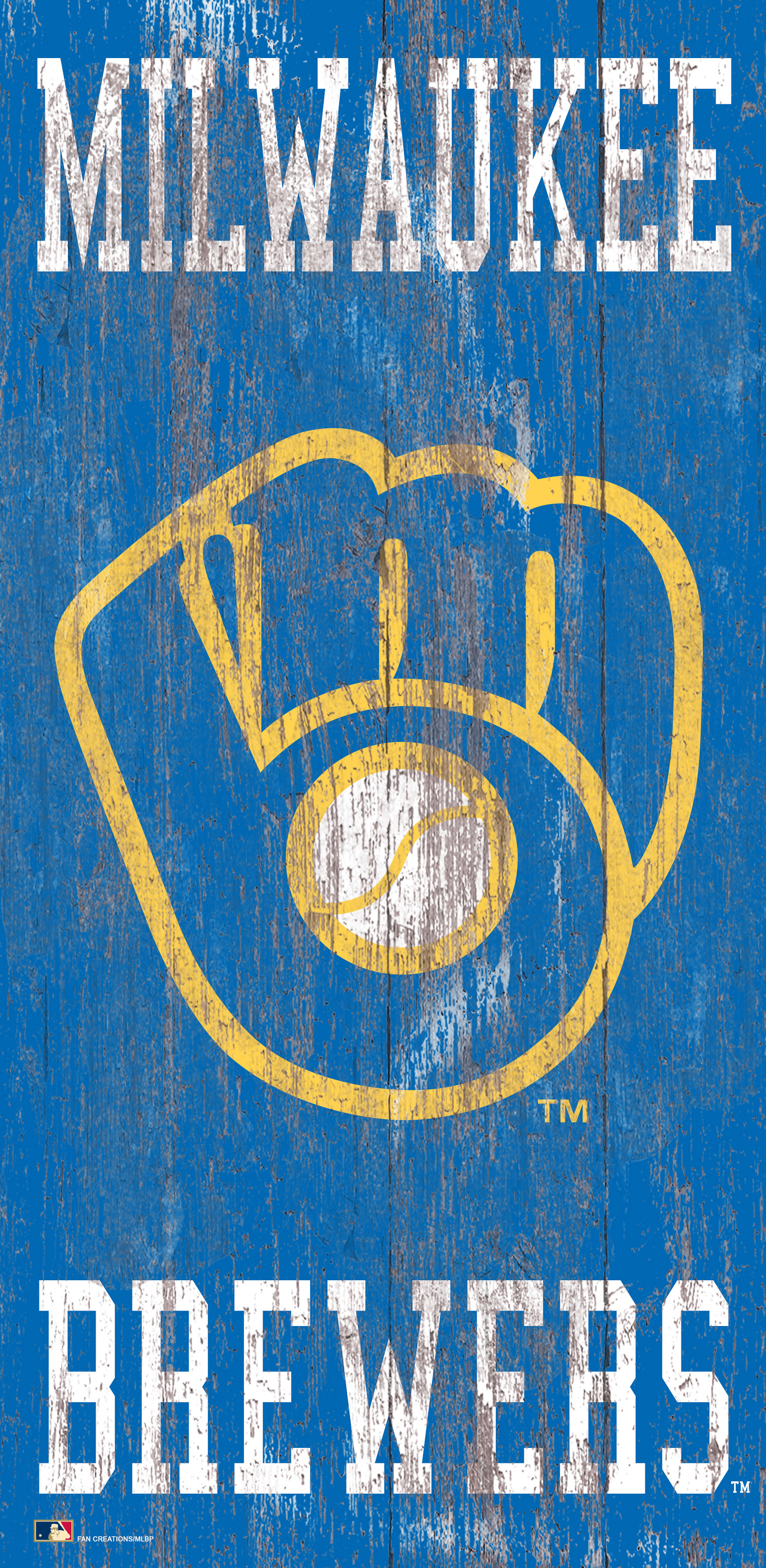 Fan Creations 'Milwaukee Brewers' Graphic Art Print on Wood - Wayfair ...