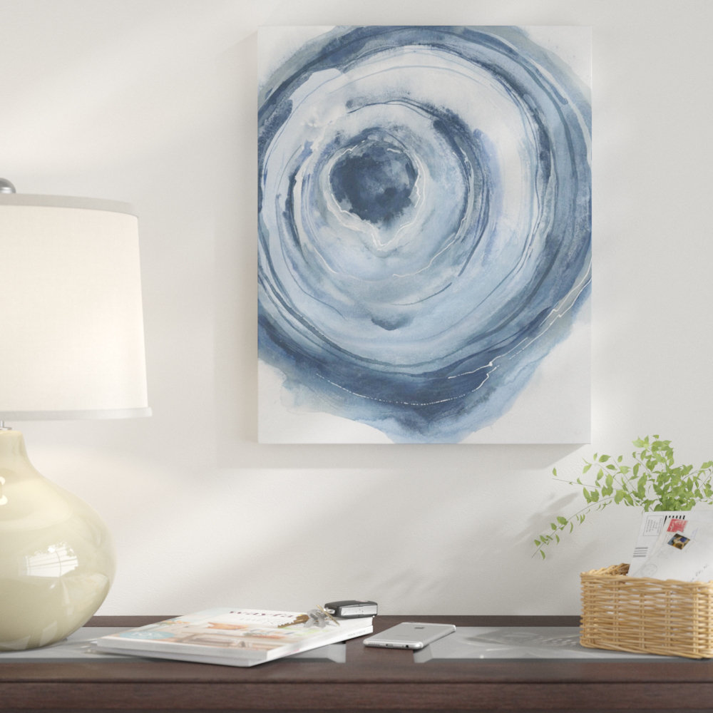 Ivy Bronx 'Watercolor Geode III' Watercolor Painting Print om Canvas ...