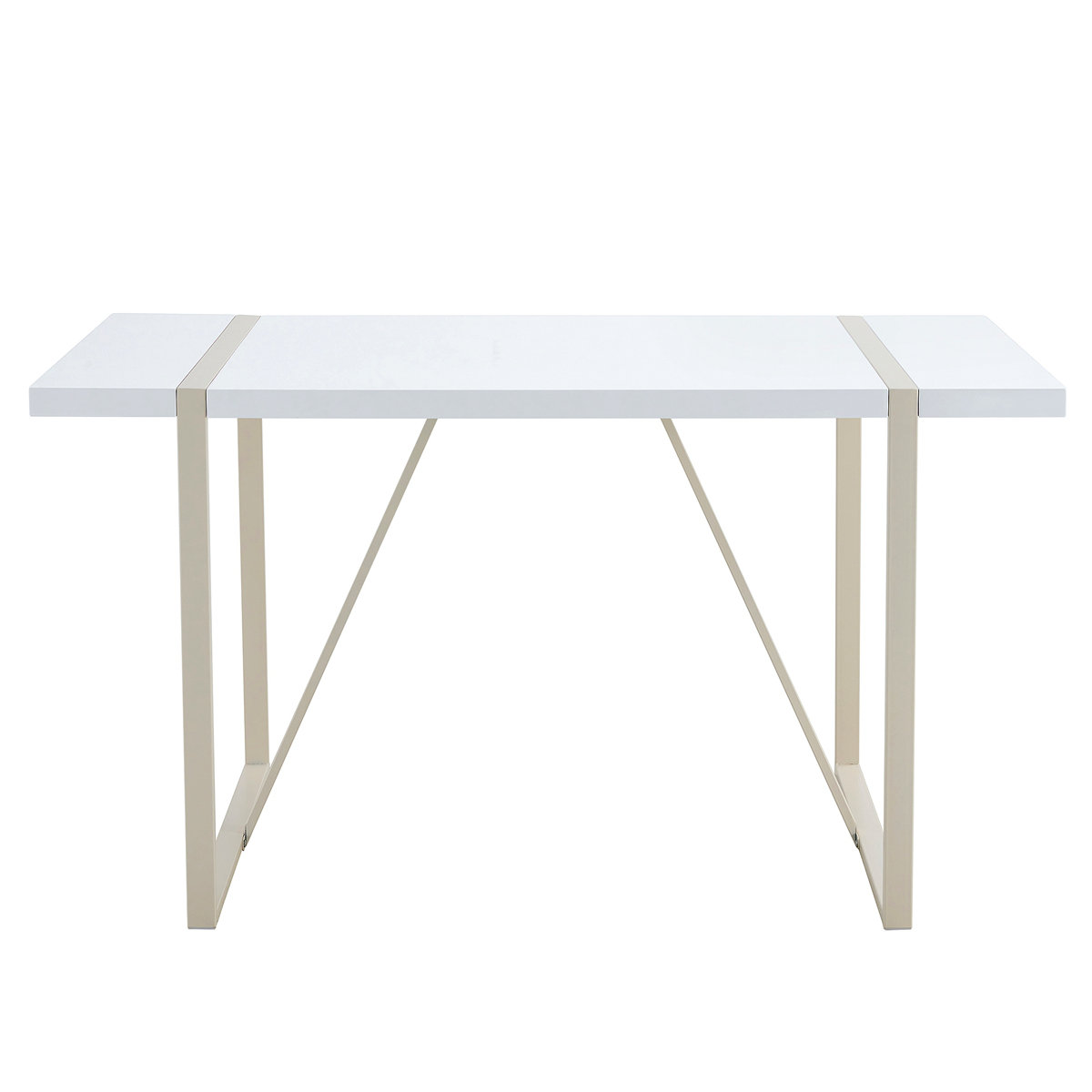 Wrought Studio™ Industrial Rectangular MDF Style Dining Table For 4-6 ...