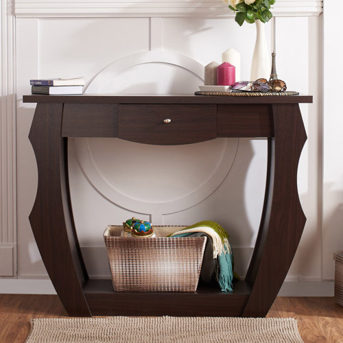 Espresso Wood Console Tables You'll Love | Wayfair