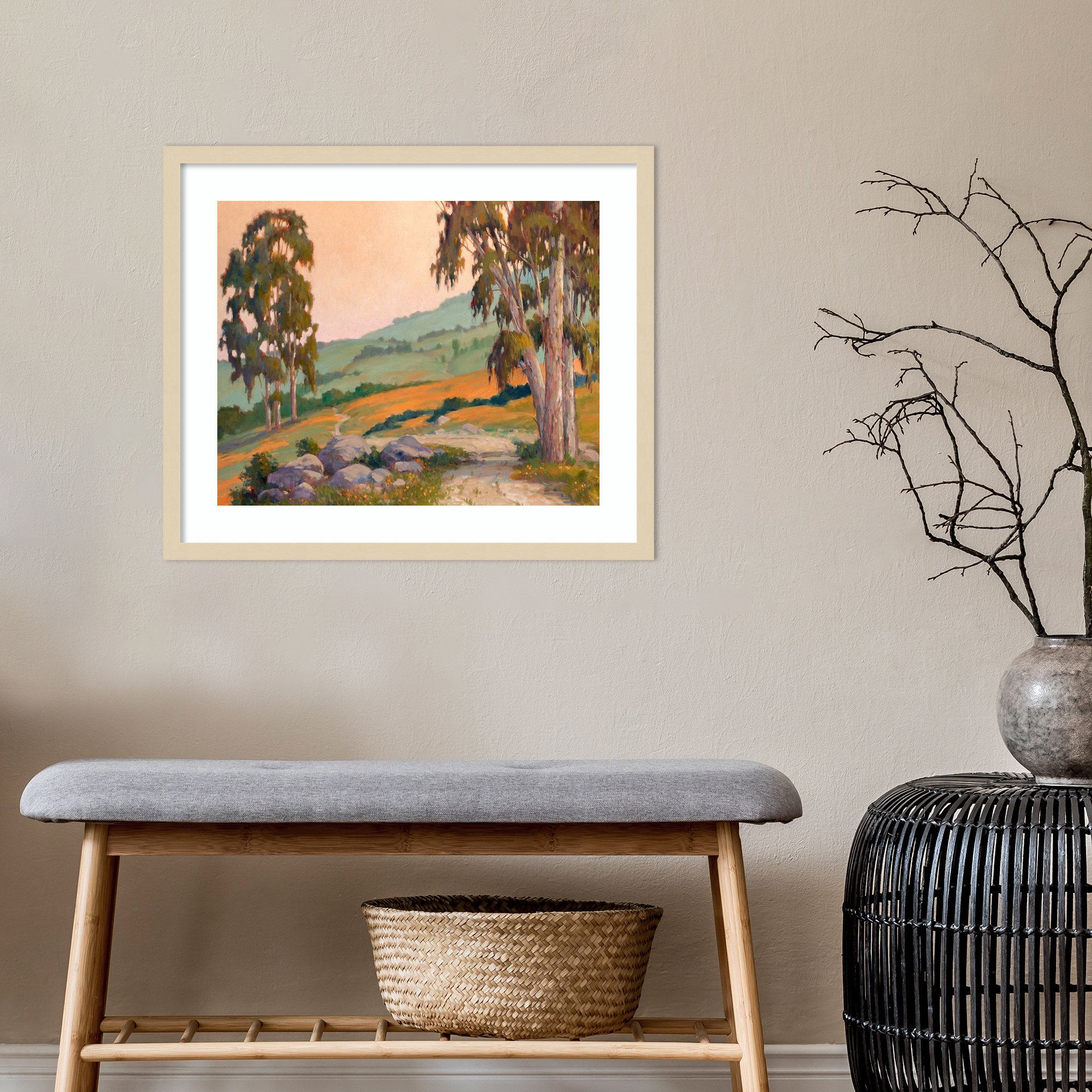 Red Barrel Studio® Ed Penniman Poppy Hill Path And Trees by Ed Penniman ...