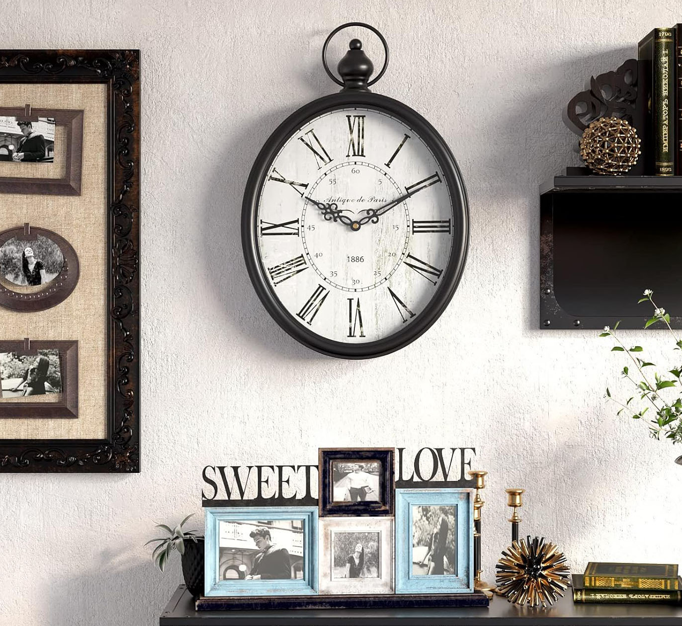 Red Barrel Studio Beveritt Metal Wall Clock | Wayfair