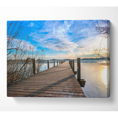 House of Hampton The Bridge To Freedom Canvas Watercolour | Wayfair.co.uk