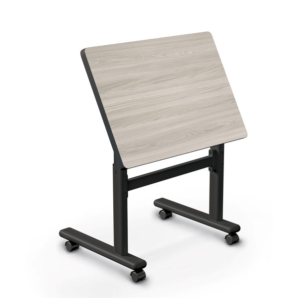 MooreCo Hierarchy Height Adjustable Sit to Standing Flip Top Student ...