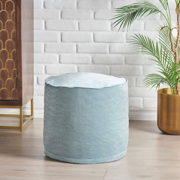 Home Loft Concepts Velvet Pouf & Reviews | Wayfair