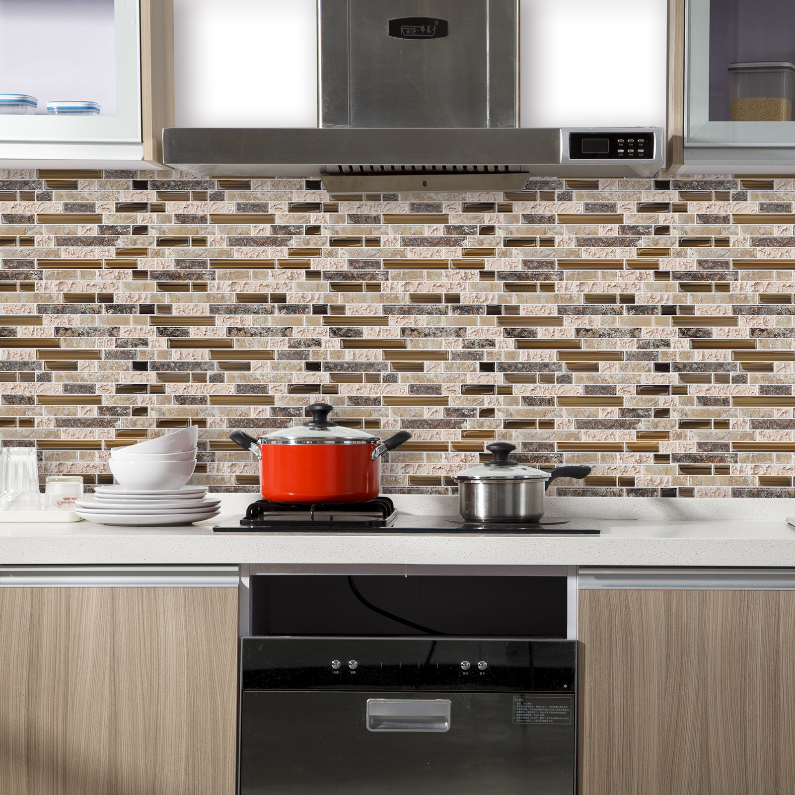 Reovatile Standard Products 12'' W x 12'' L Vinyl Gel Peel and Stick ...