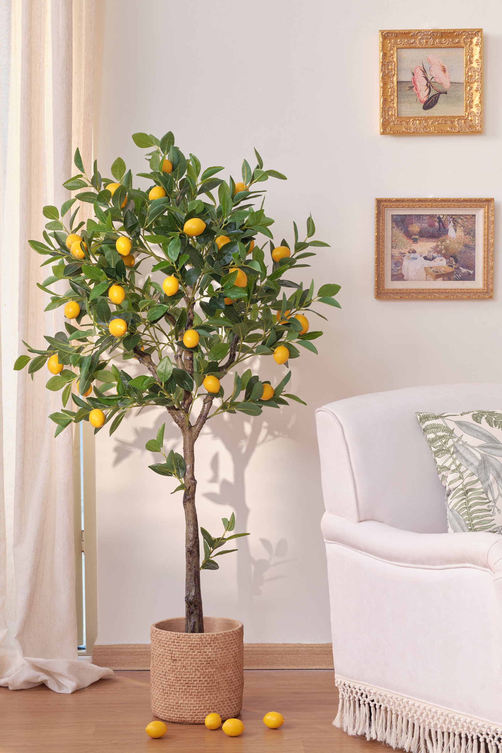 Primrue 47'' Faux Lemon Tree in Pot - Wayfair Canada