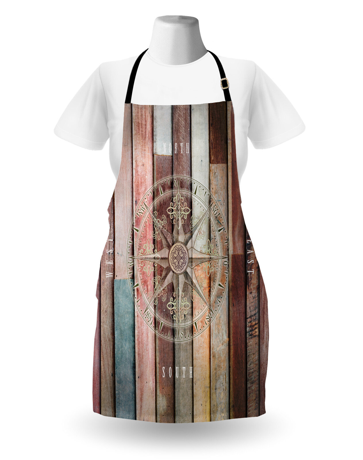 East Urban Home Marine Life Apron Unisex, Navy Sea Yacht Wood, Adult ...