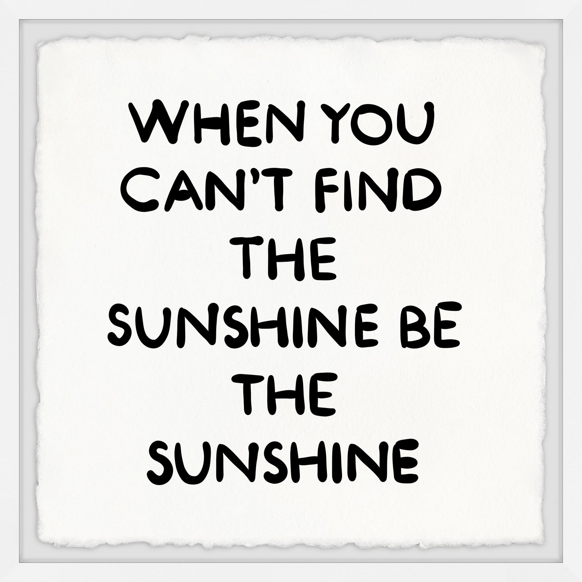 Zoomie Kids Boylan Be the Sunshine Framed Print | Wayfair