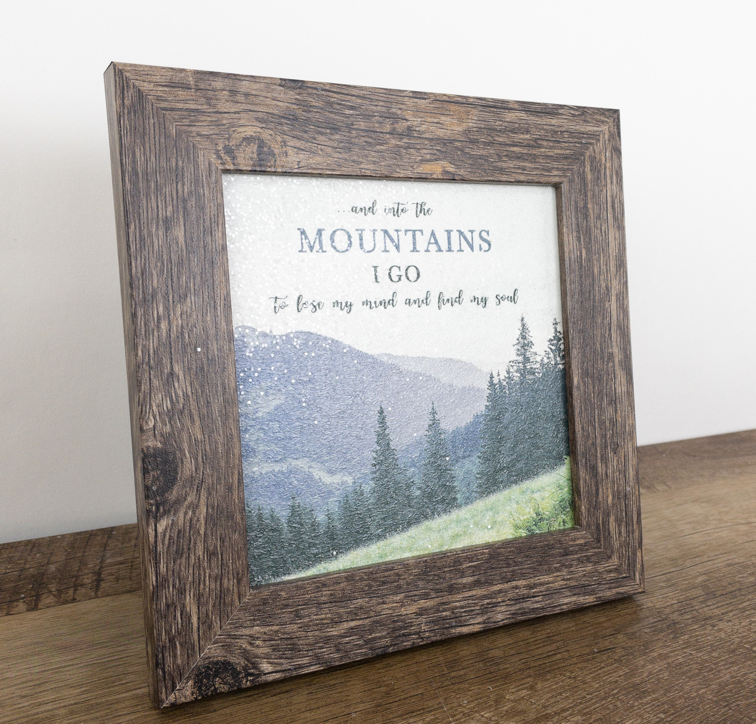 Trinx Into The Mountains I Go - Picture Frame Print on | Wayfair