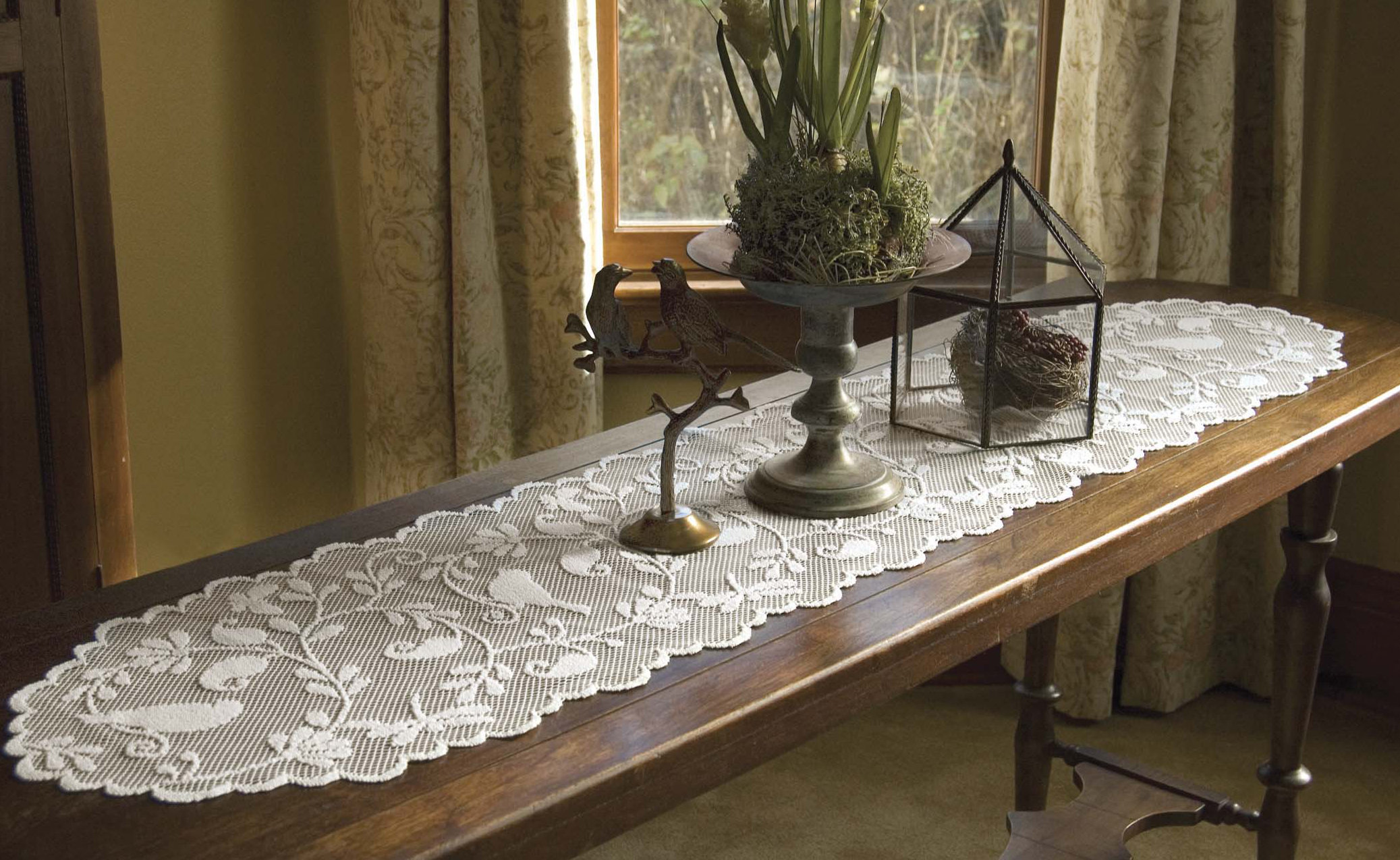 Ophelia & Co. Chorleywood Floral Oval Table Runner & Reviews | Wayfair