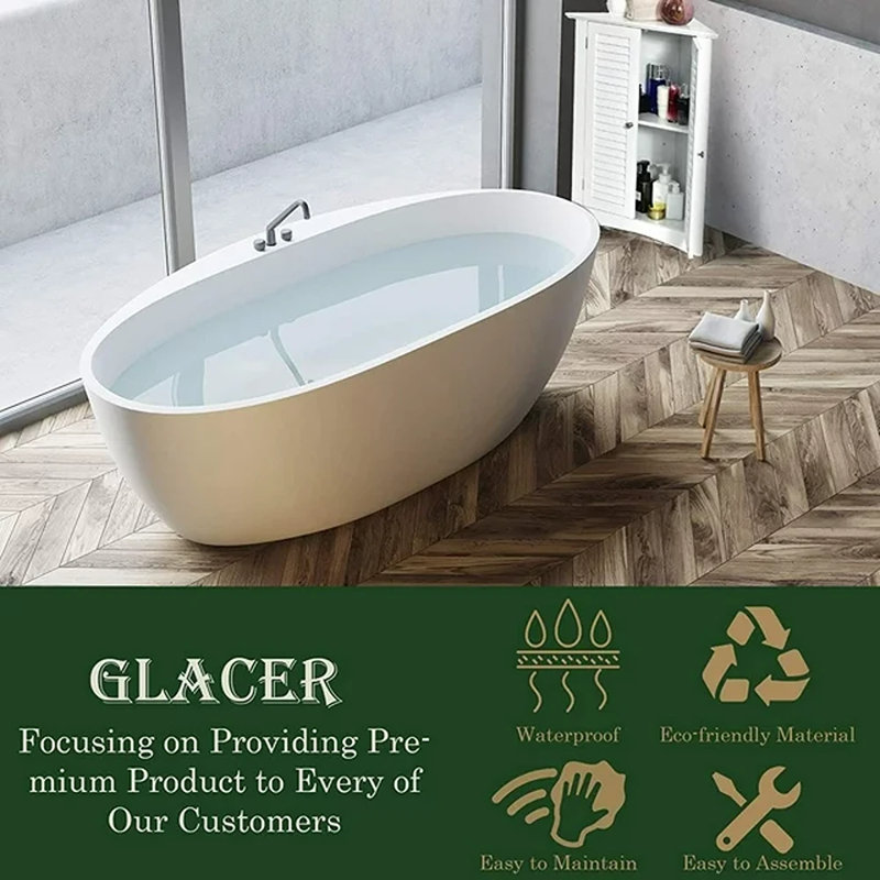 Winston Porter Jerrius Freestanding Bathroom Cabinet | Wayfair