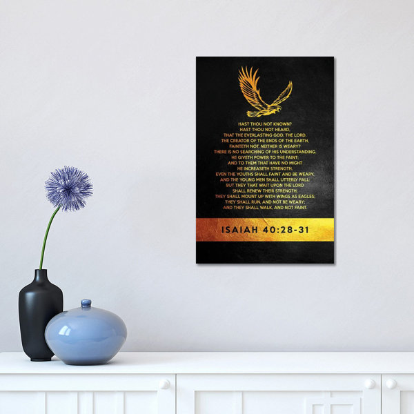 Happy Larry Isaiah 40:28-31 Bible Verse by Adrian Baldovino - Wrapped ...