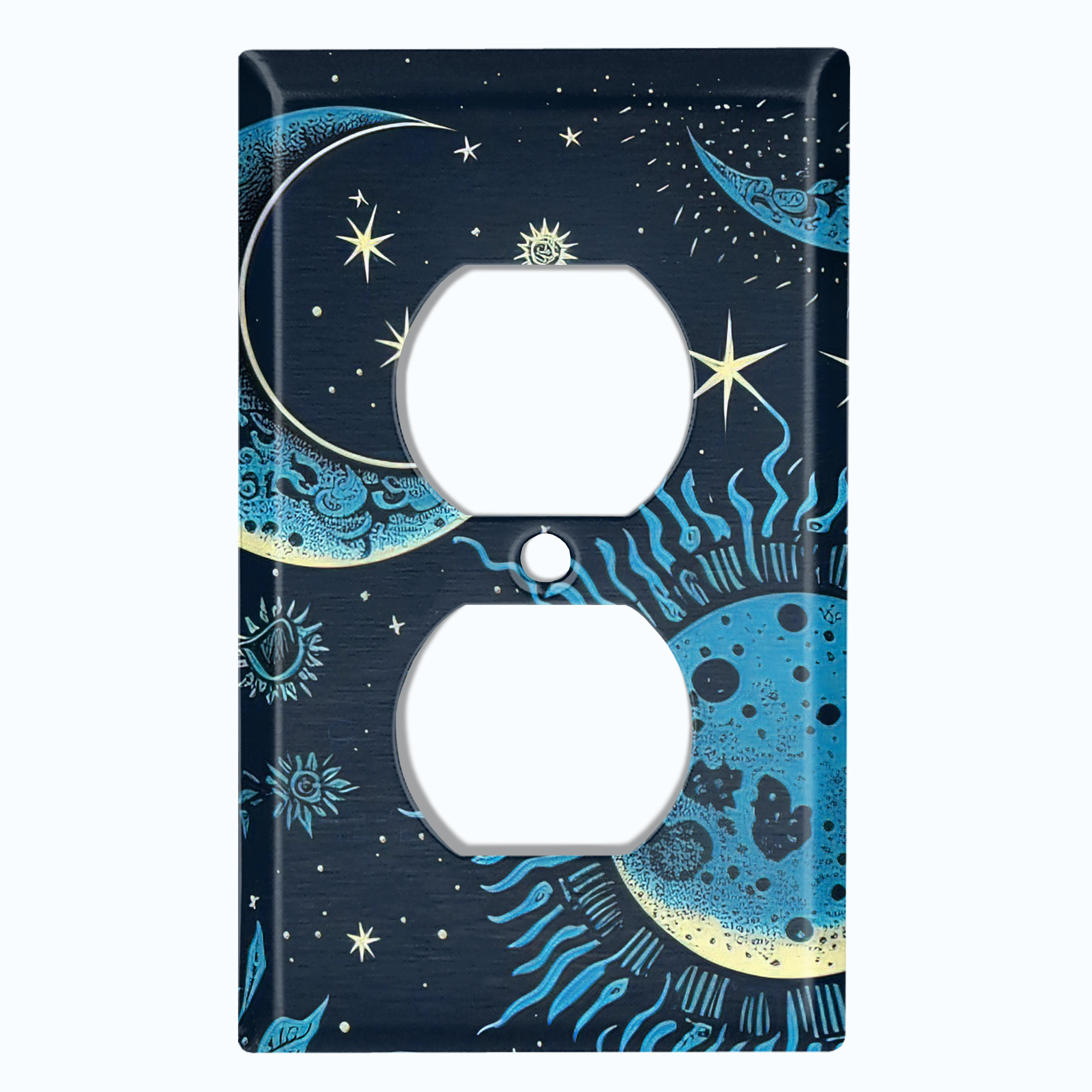 WorldAcc Metal Light Switch Plate Outlet Cover (Astronomy Space Sun ...