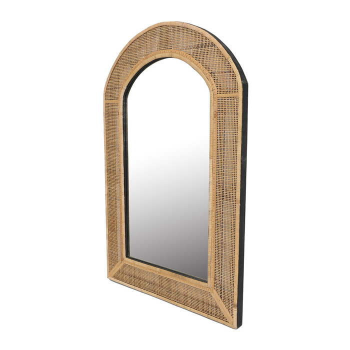 Bay Isle Home Amuda Boho Rattan Wall Mirror | Wayfair