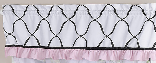 Sweet Jojo Designs Princess 54" Window Valance | Wayfair