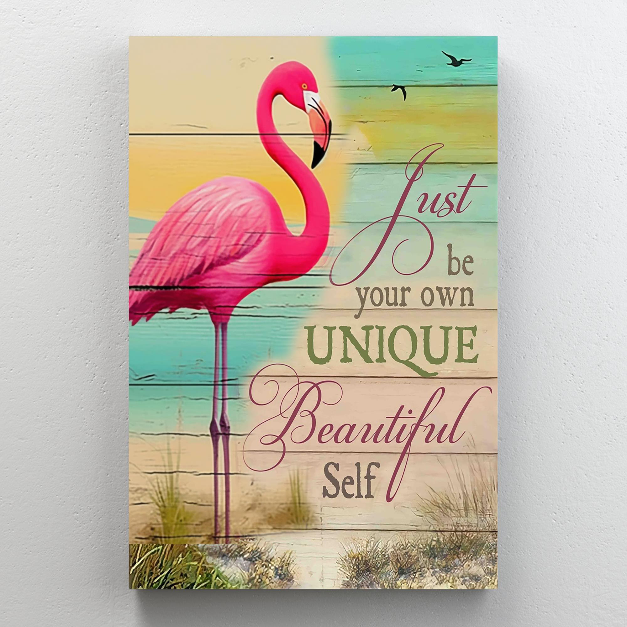 Trinx Adamm Just Be Your Own Unique Beautiful Self On Canvas Graphic ...