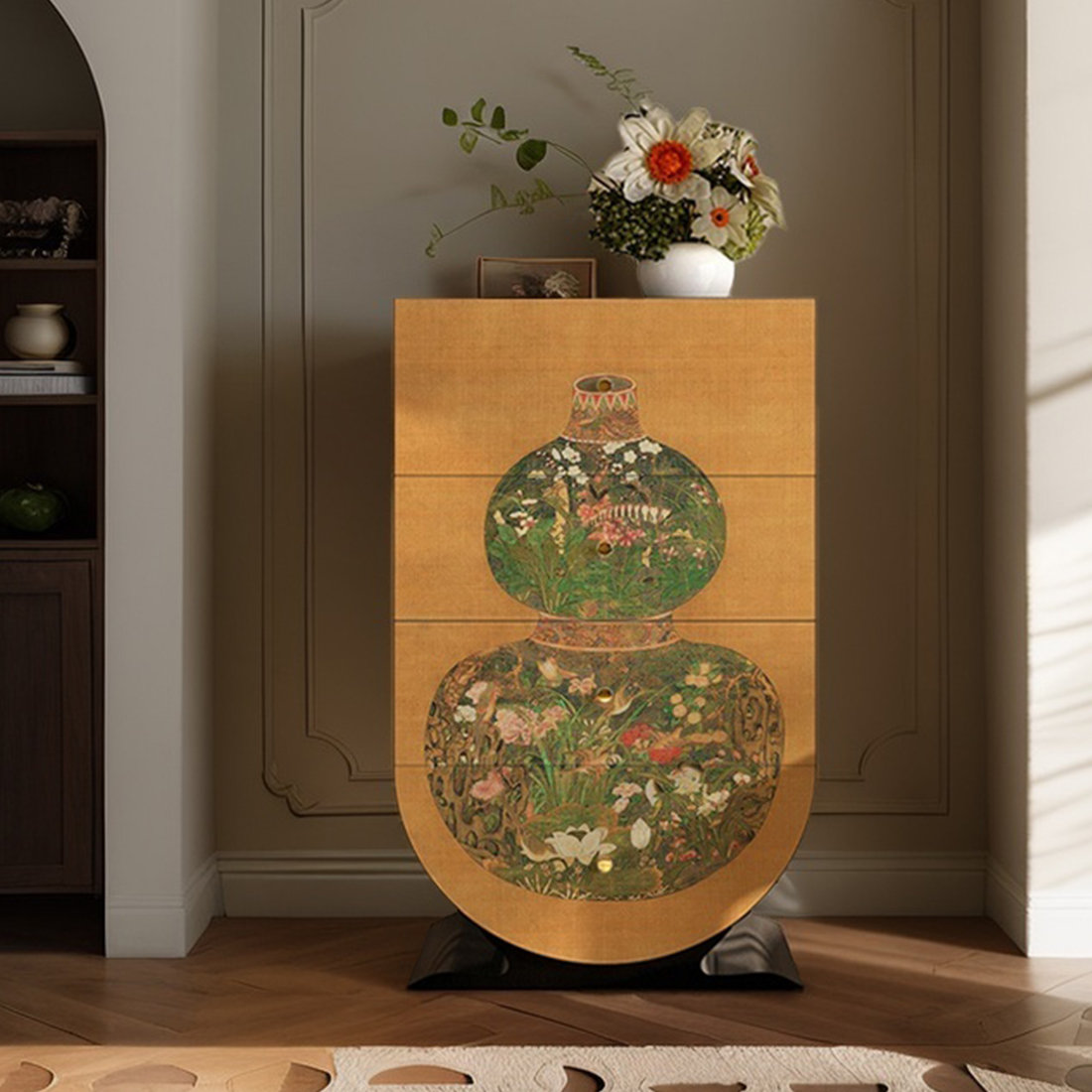 interanest Modern decor storage drawers wooden accent chest | Wayfair