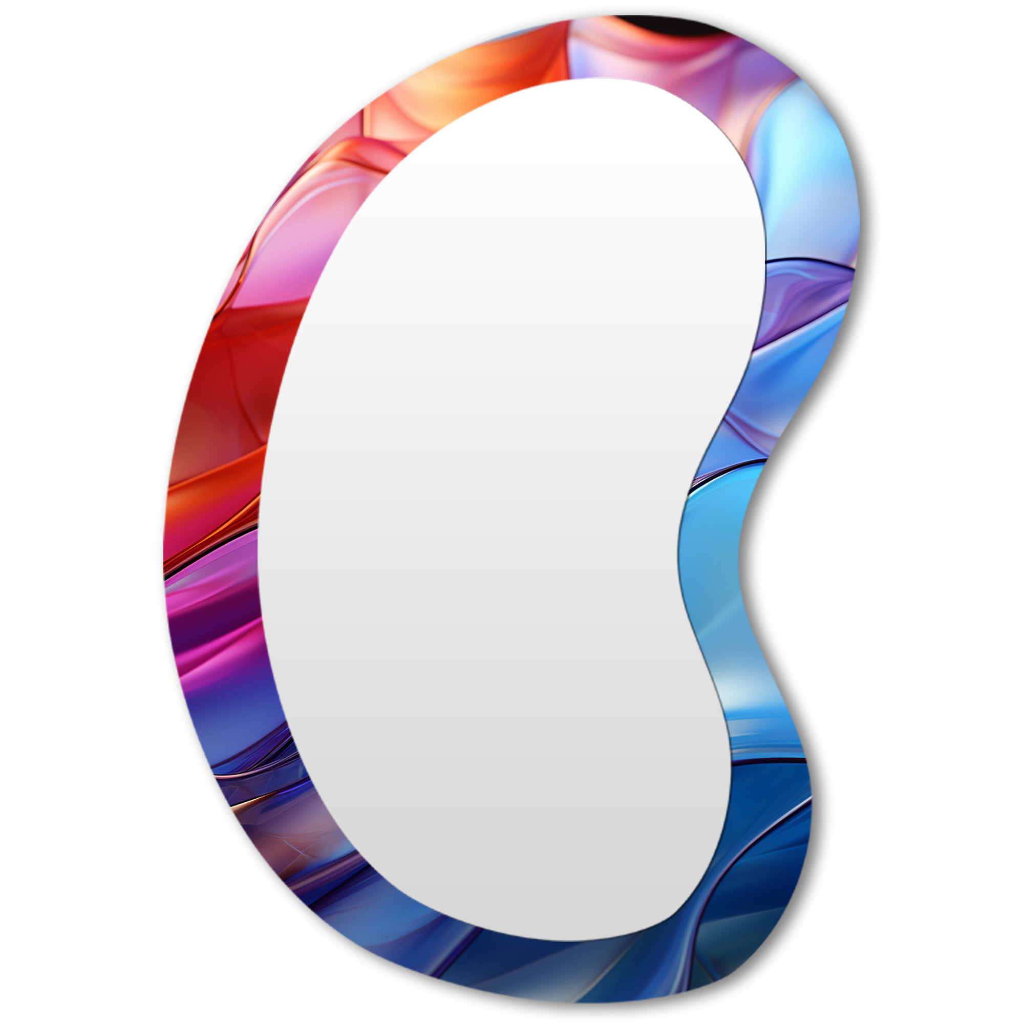 Ivy Bronx Rainbow Abstract Refractions I - Rainbow Metal Art Decor ...