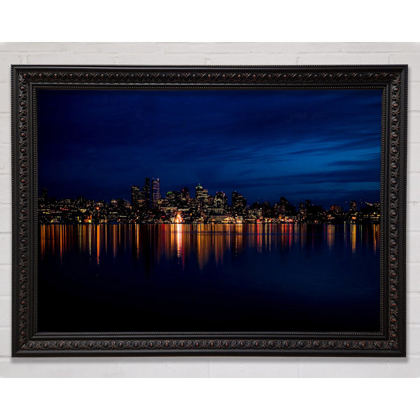 Bright Star Night City Lights - Single Picture Frame Print | Wayfair.co.uk