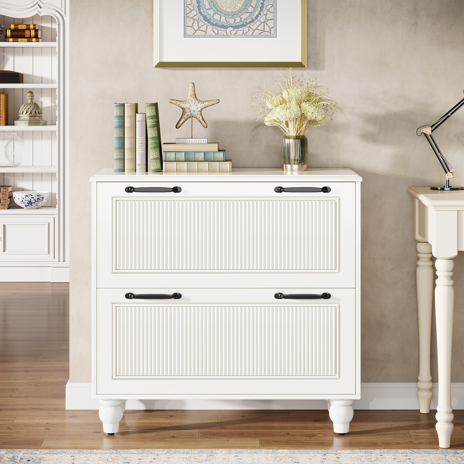 Alcott Hill® White 2-drawer File Cabinet | Wayfair