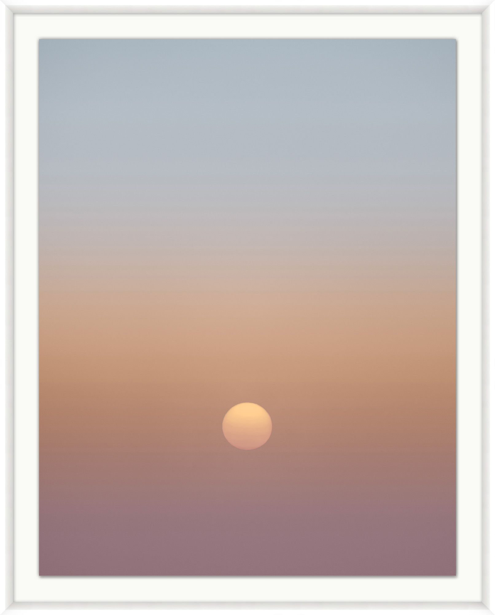 Wendover Art Group Hazy Sun 2 by Mat Sanders - Single Picture Frame ...