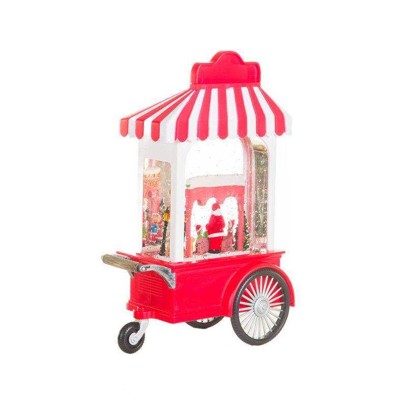 The Holiday Aisle® Red Santa's Workshop LED Display | Wayfair