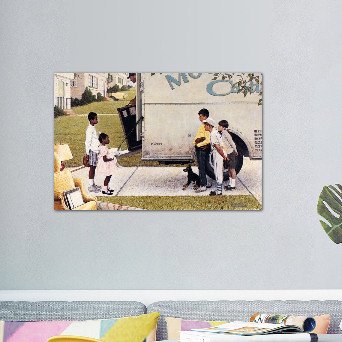 norman rockwell new kid in the neighborhood