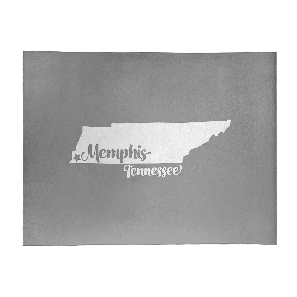 East Urban Home Memphis Tennessee Poly Chenille Rug | Wayfair