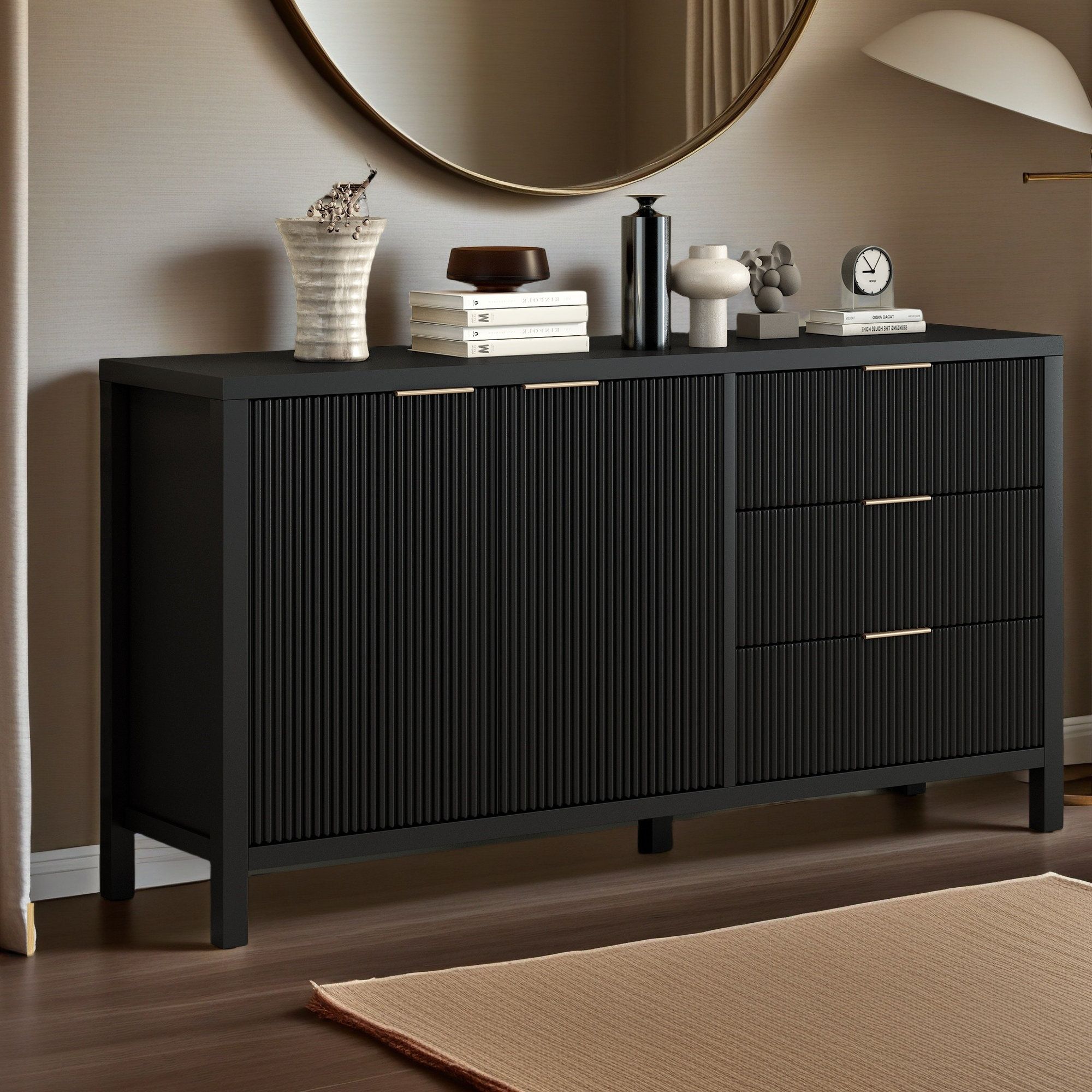 Ebern Designs Buffet Minimalist Wave - Wayfair Canada