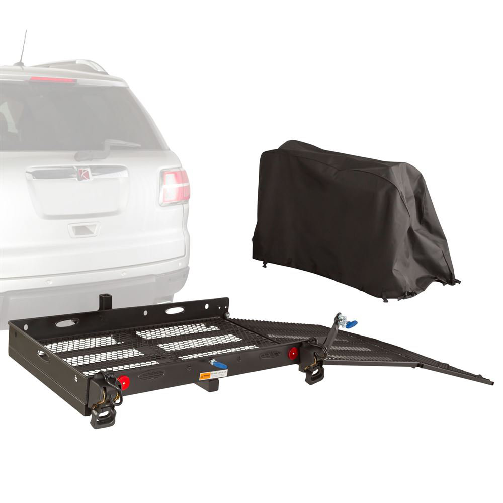 Silver Spring Hitch Powerchair Carrier Essential Travel + Cover ...