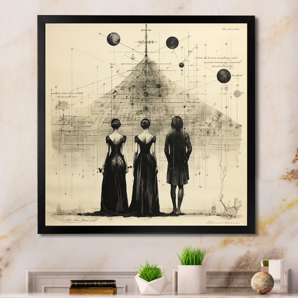 House of Hampton® Enchanted Witch Surreal Collage I - Surrealism Wall ...