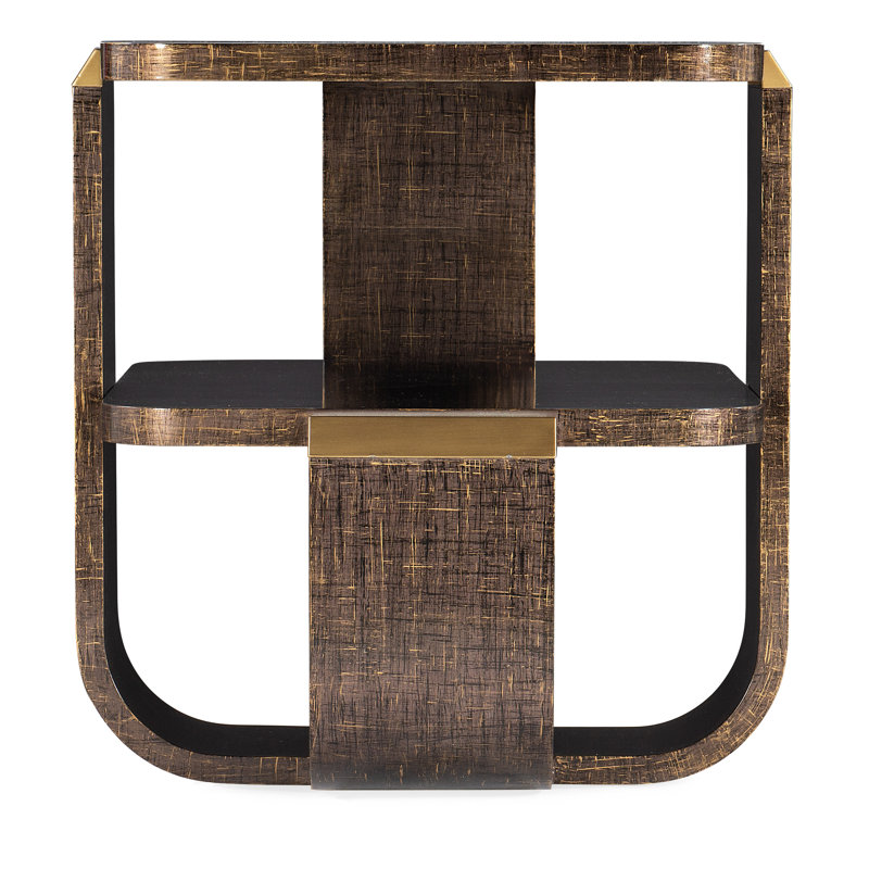 Hooker Furniture Melange Abstract End Table with Storage | Perigold