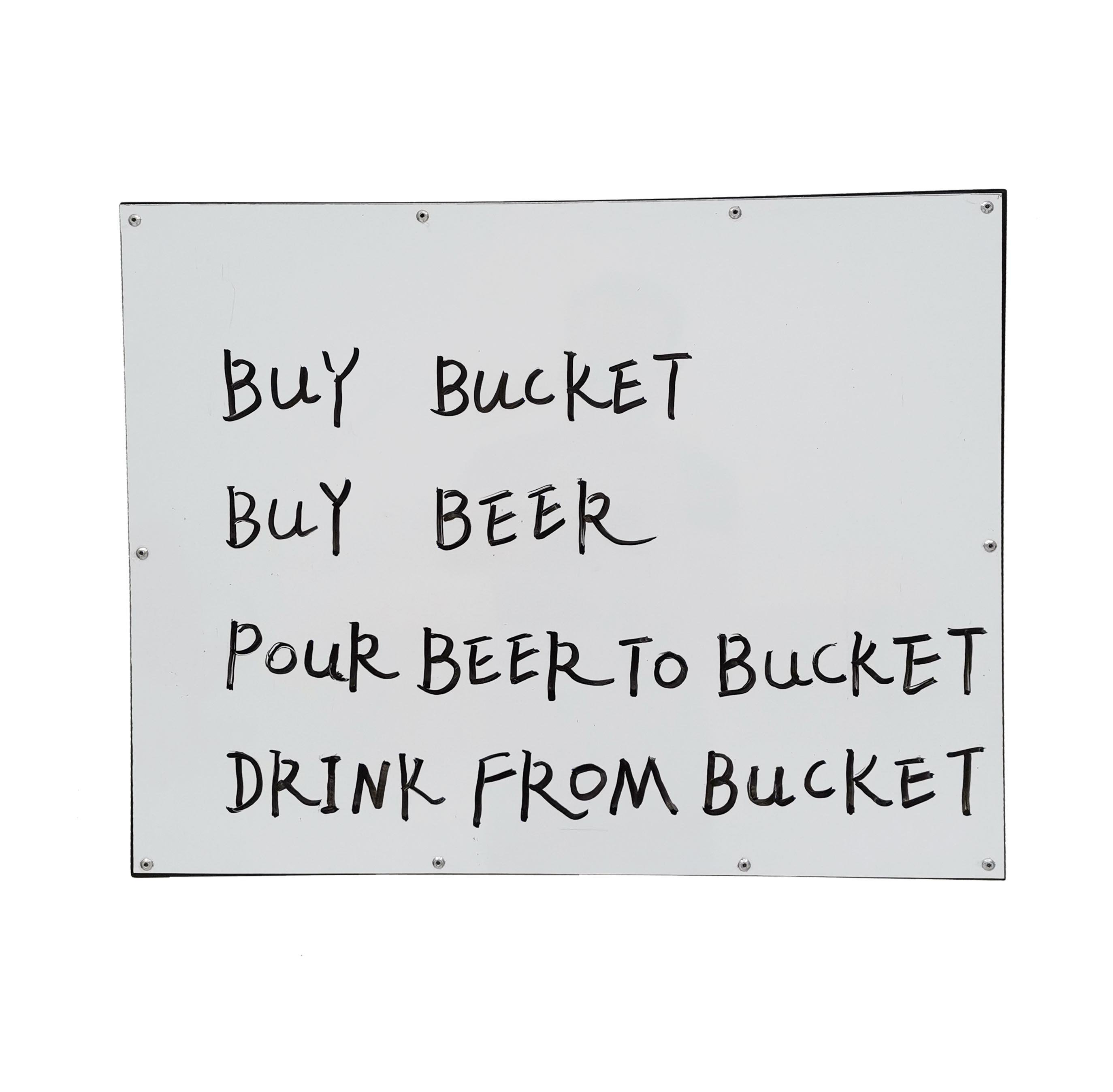 Inbox Zero Board, Dry Erase Metal Magnet Wall Mount Notice Sign Menu ...