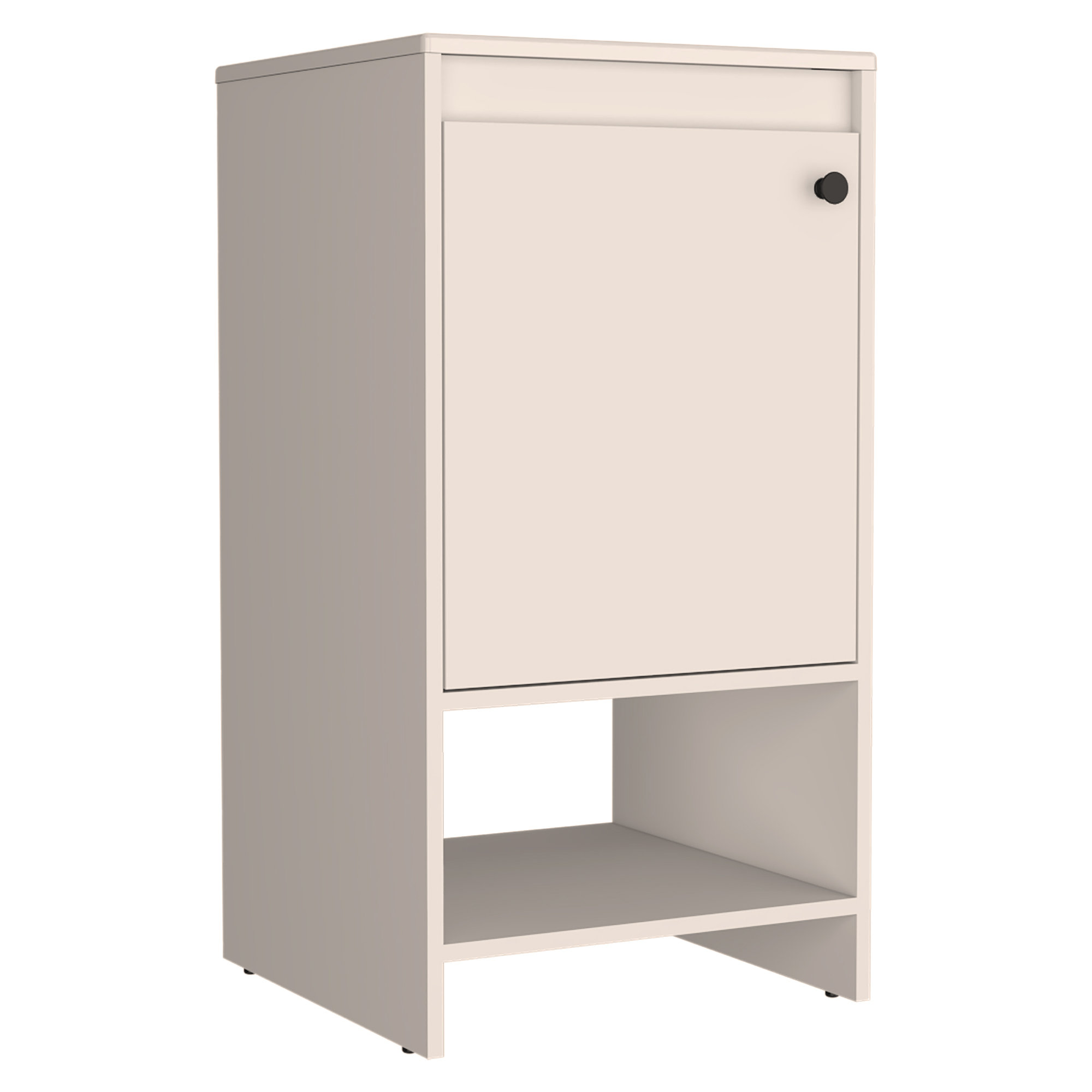 Taroo Clocks Jane Bathroom Vanity, Single Door Cabinet, Two Shelves ...