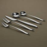 Ebern Designs Marcel Ardani Milan Matte Gold Flatware (service for 4 ...