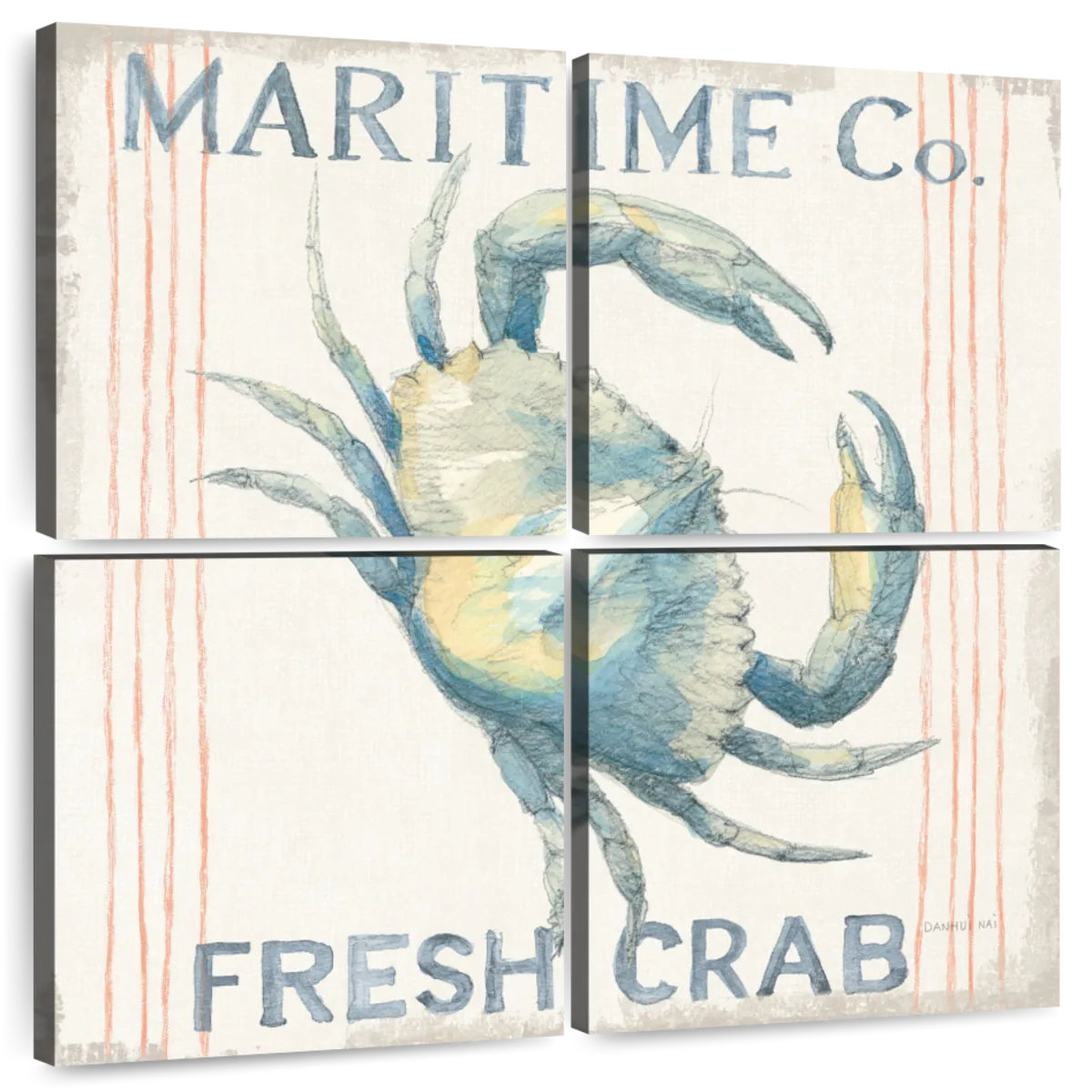 Elephant Stock Floursack Nautical XIV Wall Sign | Wayfair