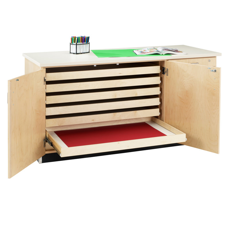Shain Classroom Cabinet with Doors | Wayfair