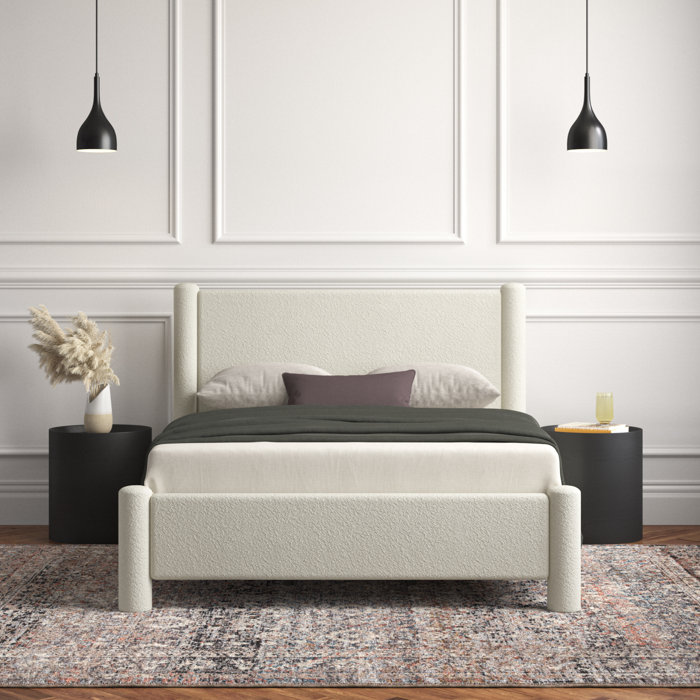 Joss & Main Asel Upholstered Platform Bed & Reviews | Wayfair