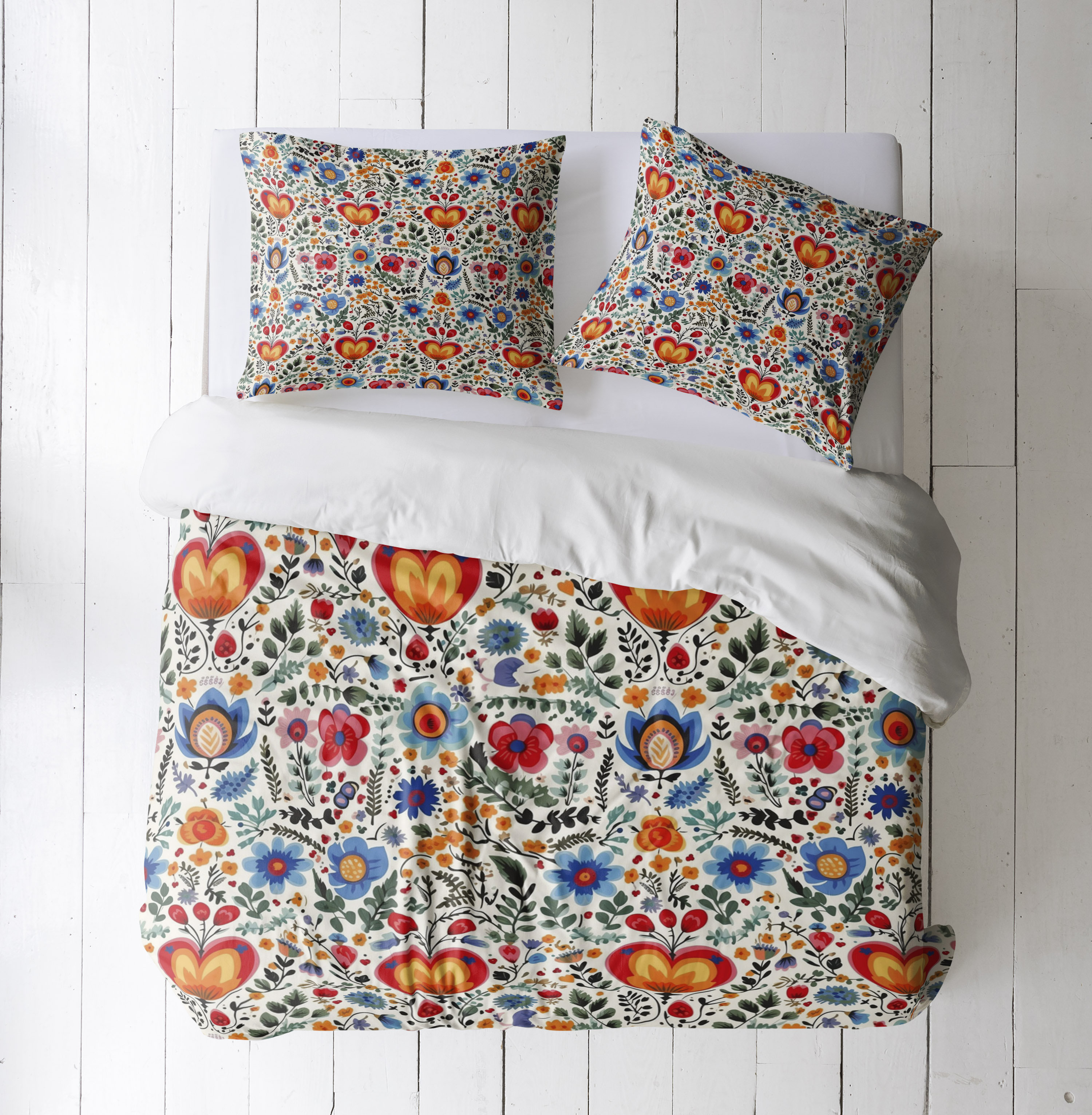 Folk N Funky Duvet Cover with Shams_FNFBED00223 | Wayfair