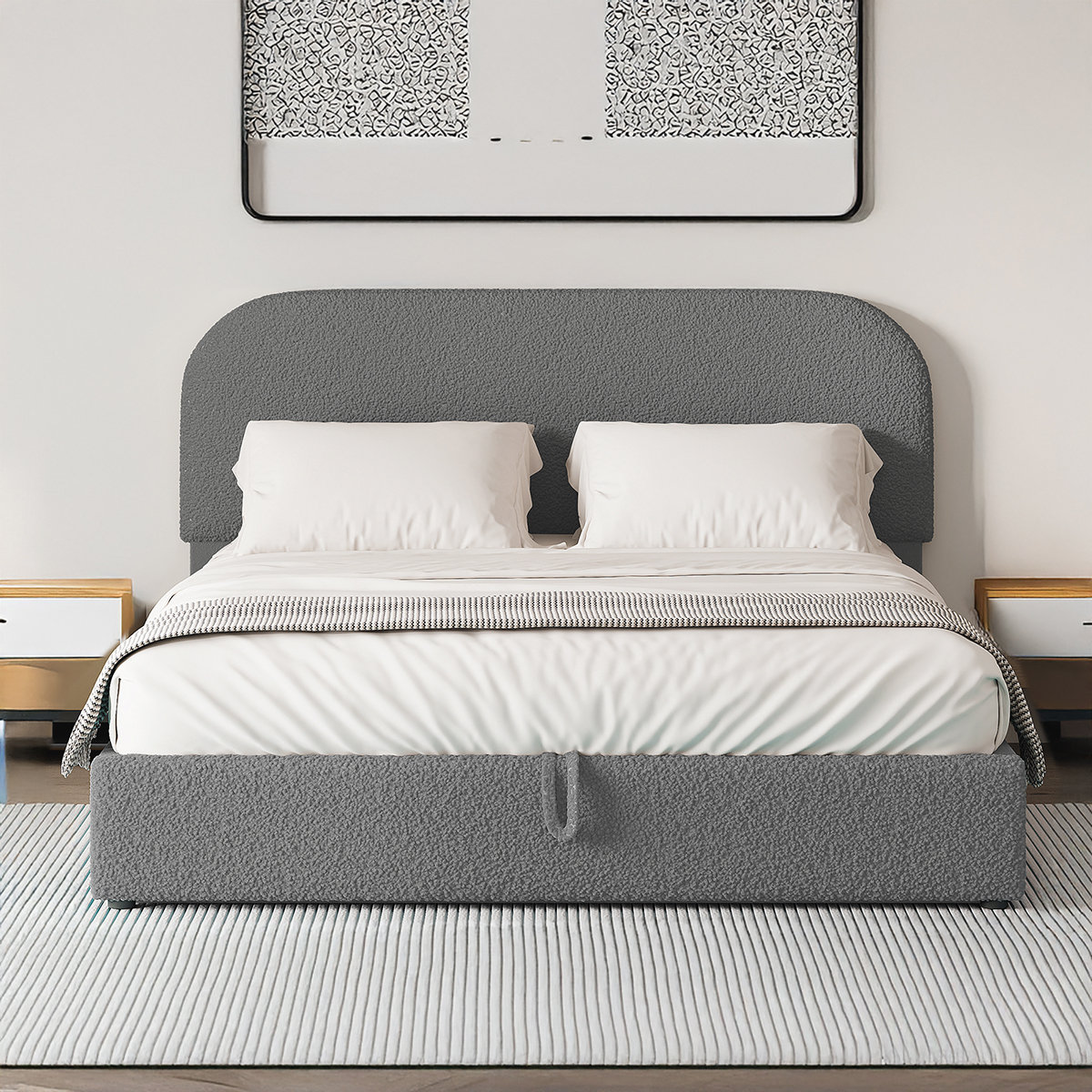 Latitude Run® Teddy Queen Bed Frame With Storage | Wayfair