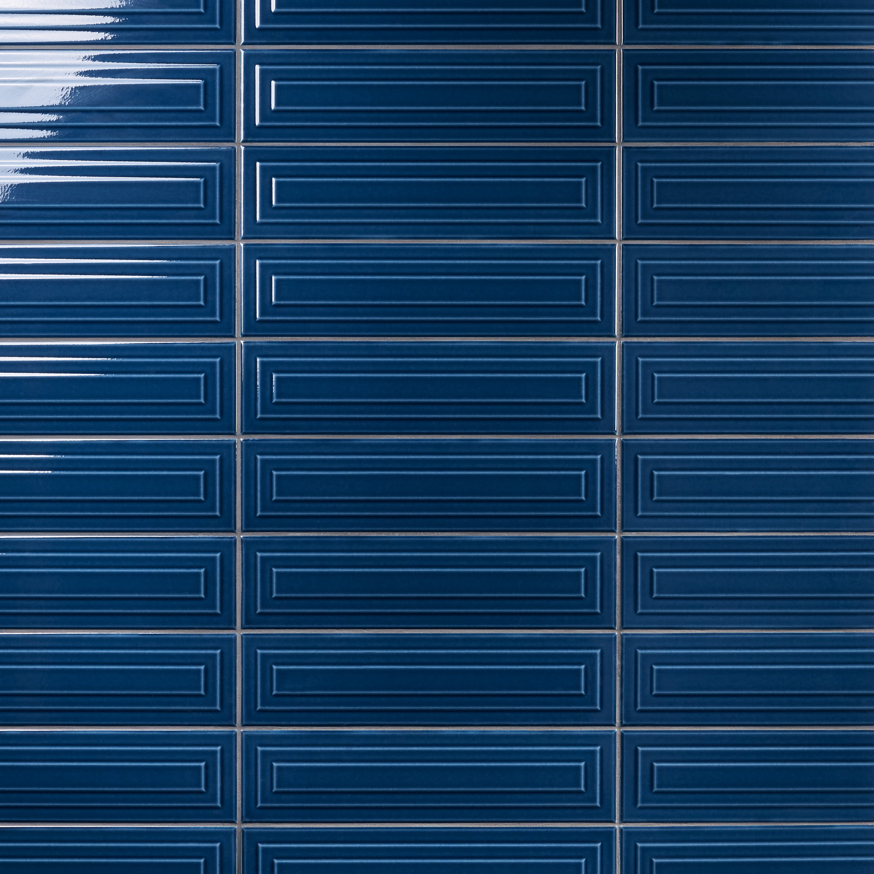 Bond Tile Radiant Framed 4.43'' W x 17.62'' L Crackled Ceramic Subway ...