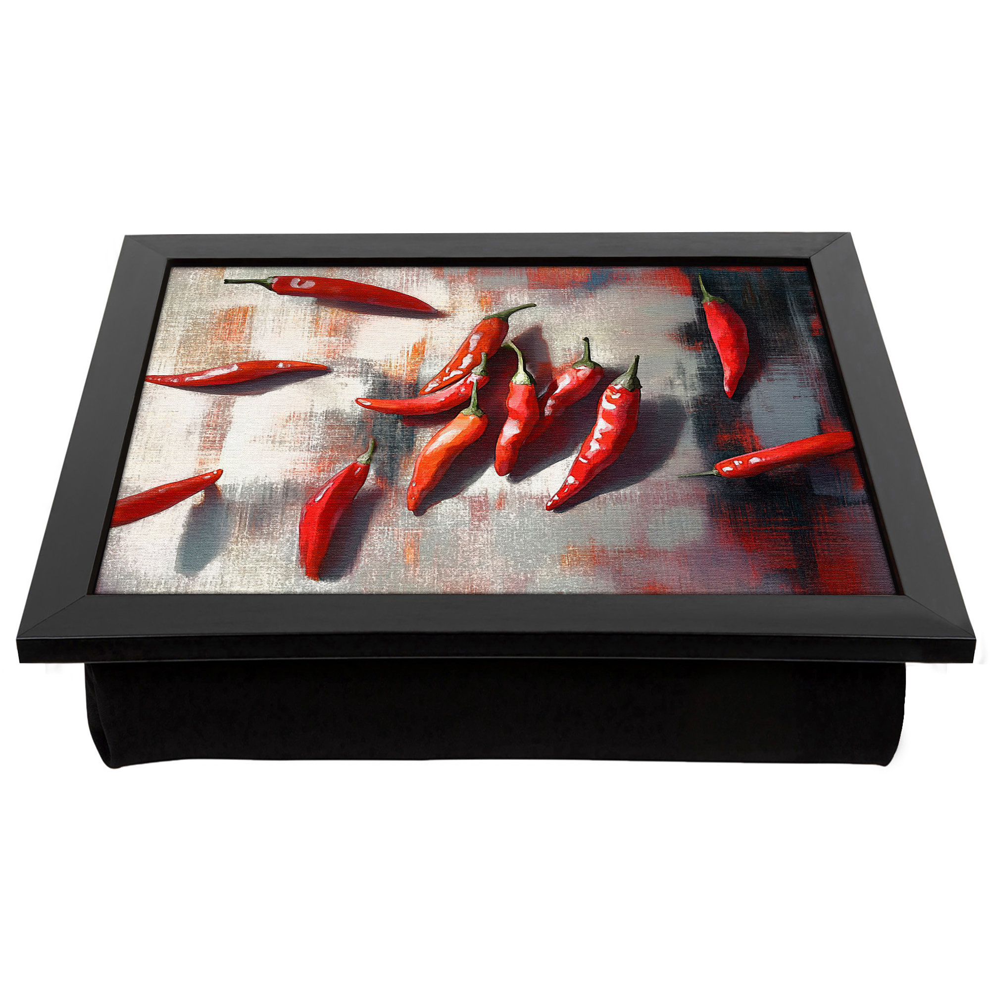 17 Stories Red Chili Peppers Vol.1 Lap Tray with Cushion | Wayfair.co.uk