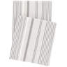 Dash and Albert Rugs Gradation Ticking Woven Cotton Throw & Reviews ...