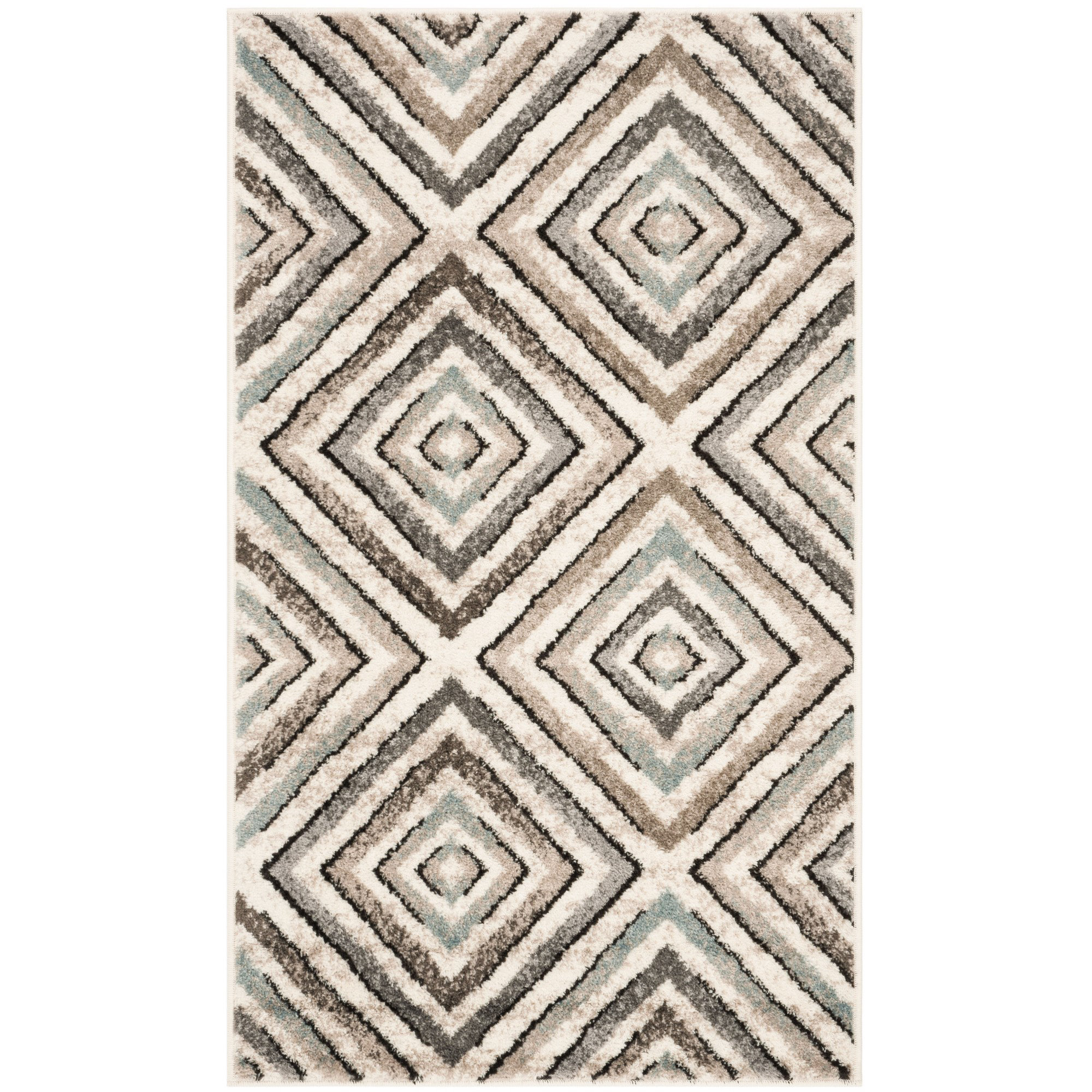 George Oliver Brynlea Performance Geometric Rug & Reviews | Wayfair