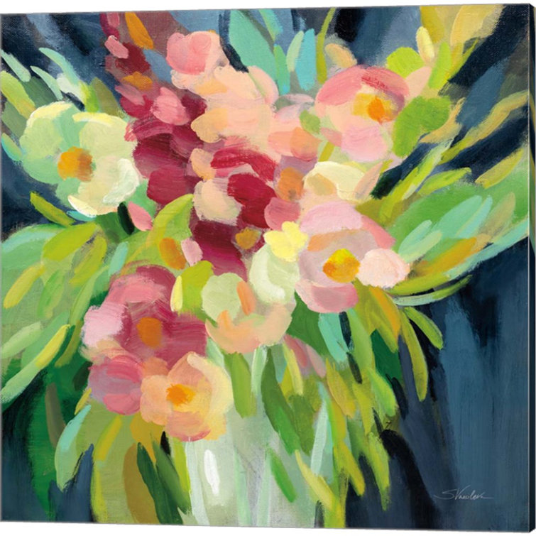 Red Barrel Studio® Spring Flowers In A Vase I & II On Canvas 2 Pieces ...