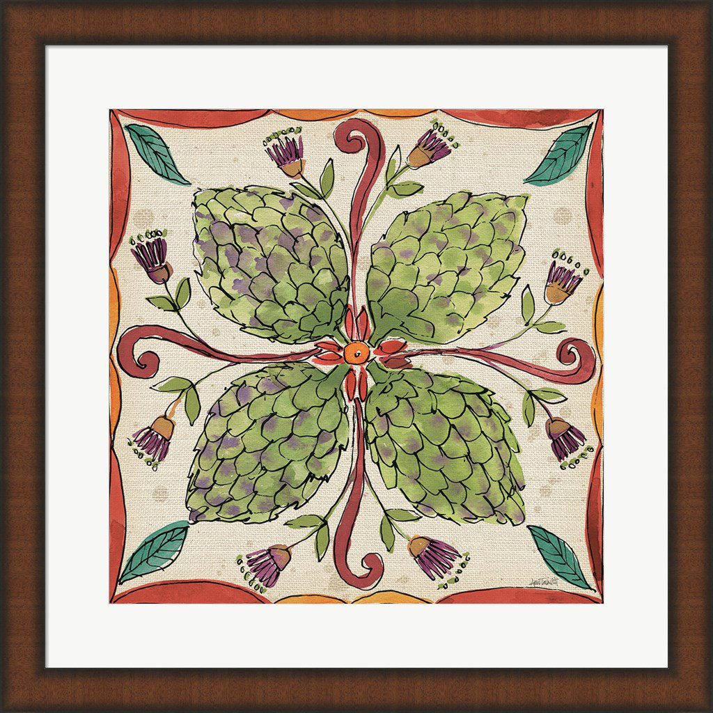 Red Barrel Studio Farmers Feast Tiles III By Anne Tavoletti, Framed ...