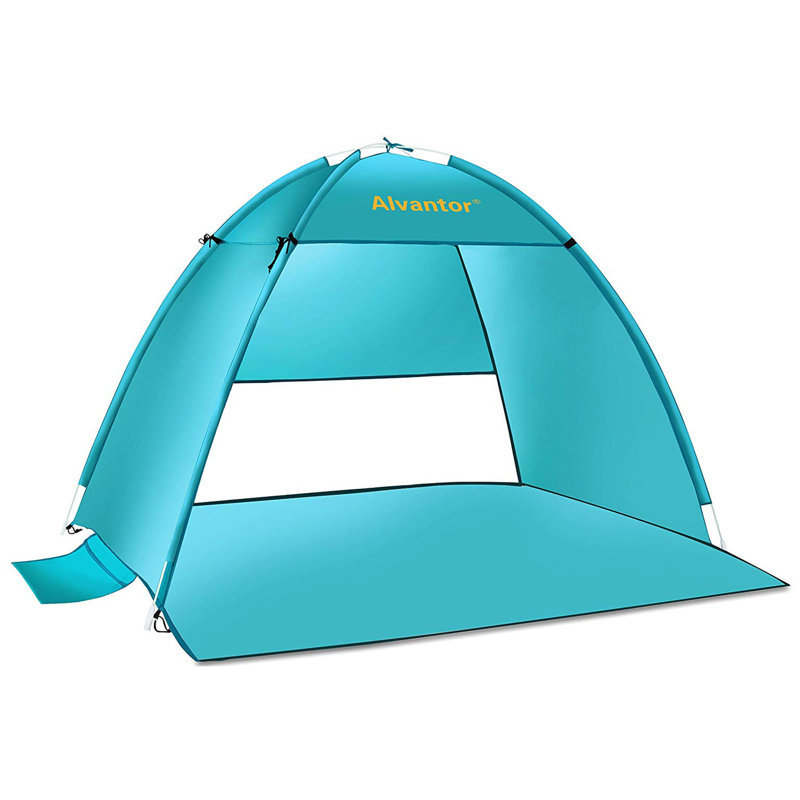EighteenTek Pop-Up Beach Tent for 2-3 People, UPF 50+ Sun Shelter ...