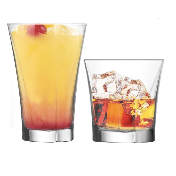 LAV 12 - Piece 340ml Glass Assorted Glassware Set | Wayfair.co.uk