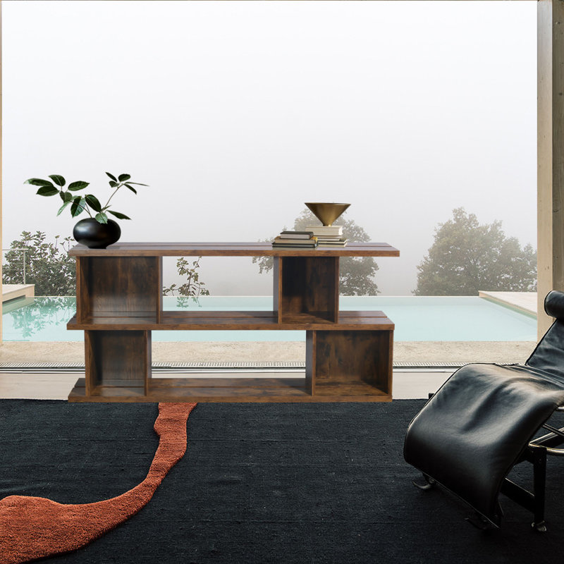 Millwood Pines Cecyle 29.5" H x 63" W Cube Bookcase | Wayfair